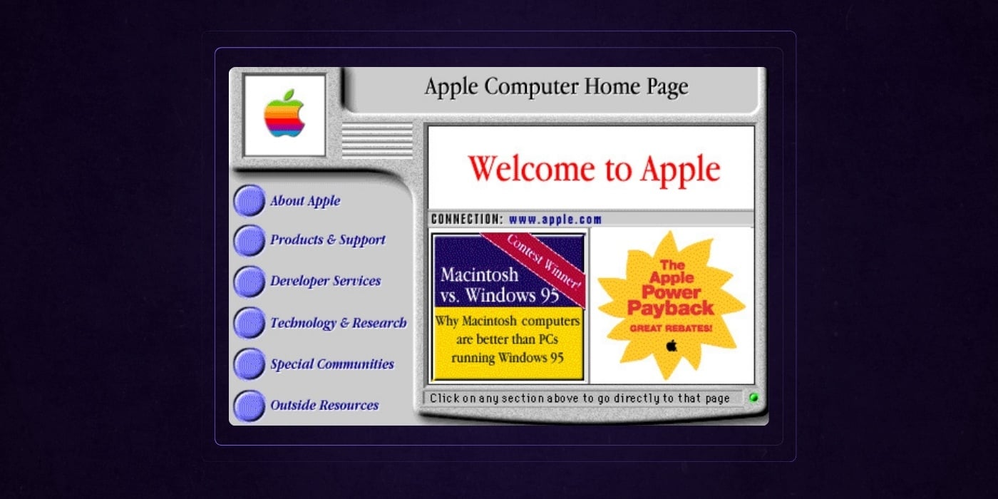 The Evolution Of Apple’s Website - Huemor