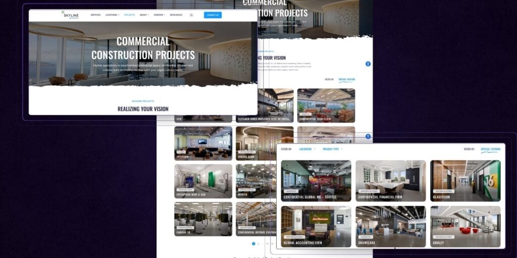 10 Best Construction Portfolio Page Examples - HUEMOR